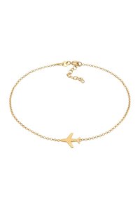 Elli PLANE TRAVEL BASIC - Bracelets de cheville - gold-coloured/doré ...