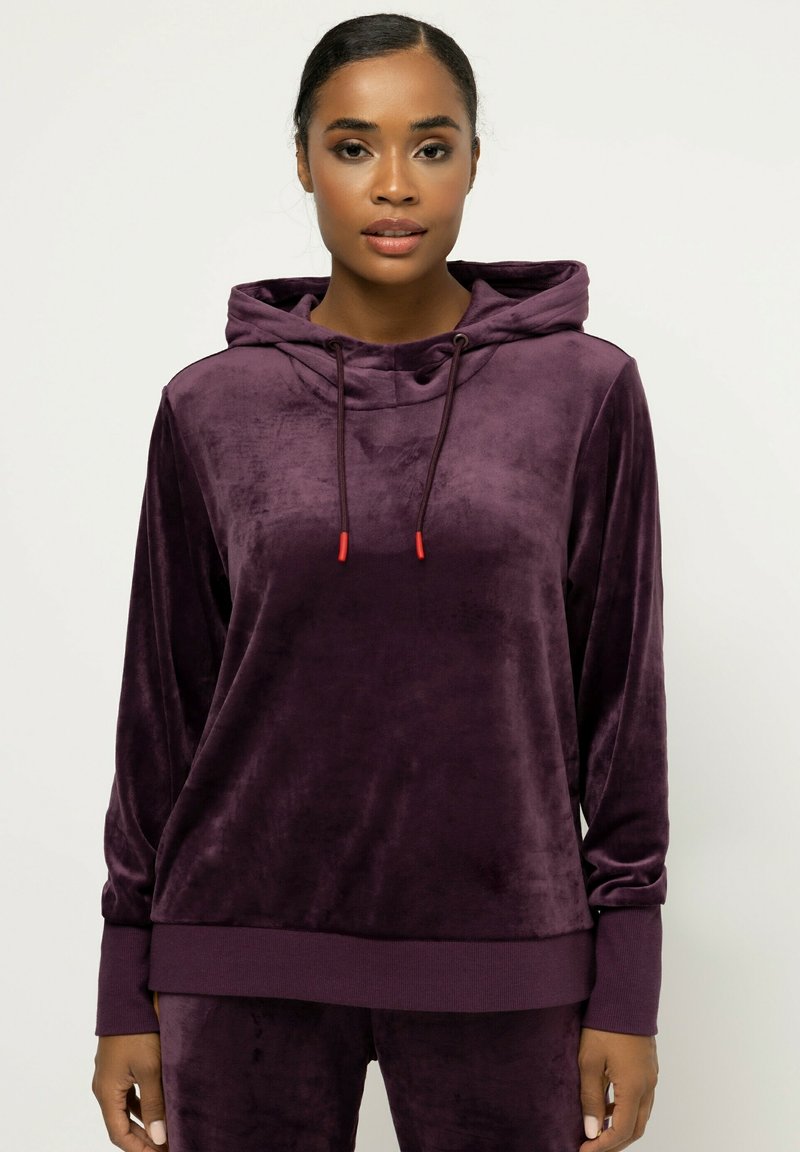GINA LAURA Hoodie - dark purple/donkerpaars - Zalando.nl