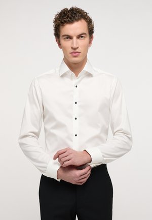Eterna LINEN SHIRT - SLIM FIT - Zakelijk overhemd - champagner/beige ...
