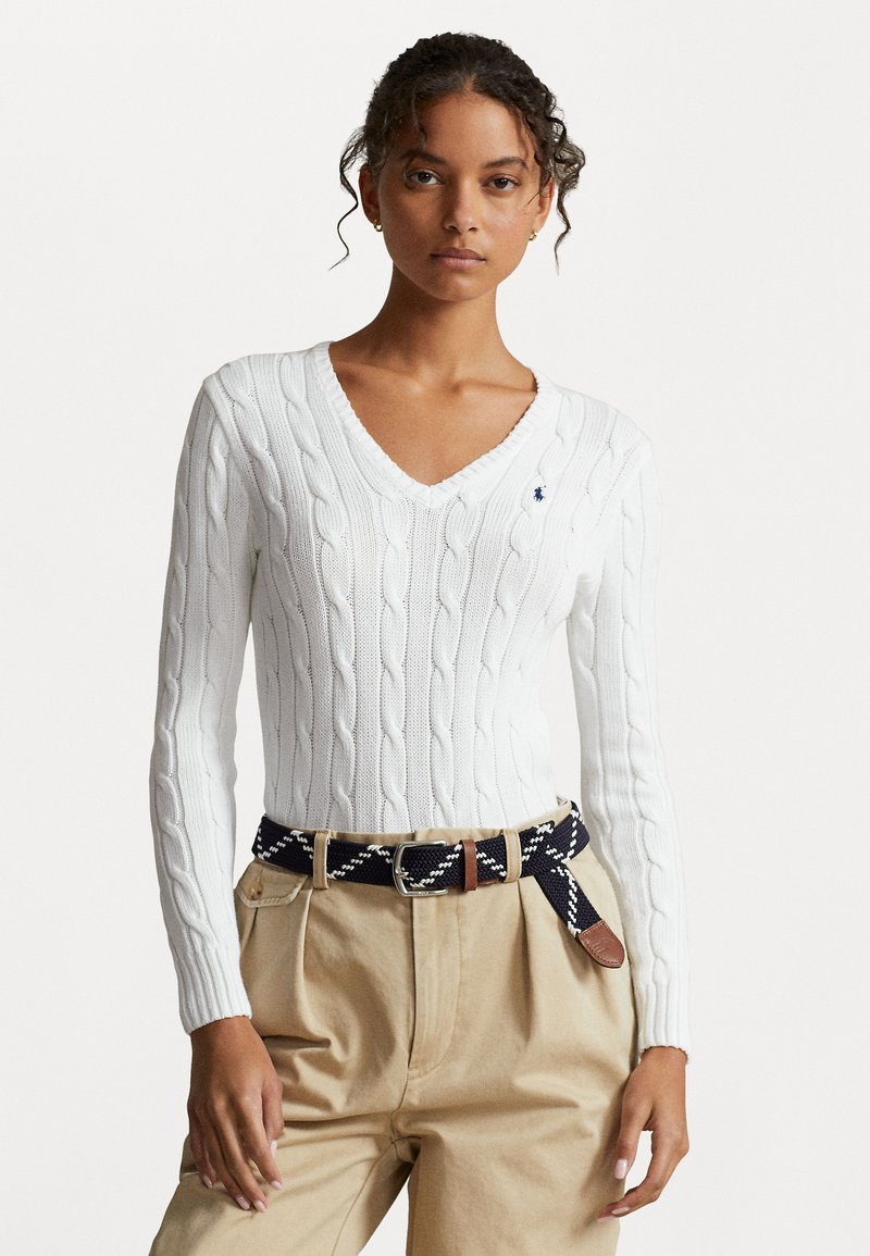 Polo Ralph Lauren KIMBERLY LONG SLEEVE PULLOVER - Strickpullover ...