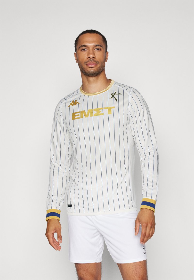 Kappa Gara KOMBAT 2024 AWAY KALLITHEA - Club wear - white/blue print ...
