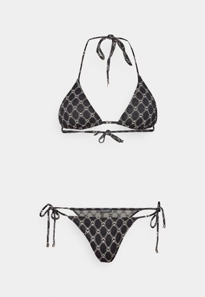 Emporio Armani CUPS TRIANGLE AND STRING BRAZILIAN SET - Bikini - pink/rosa - Zalando.no