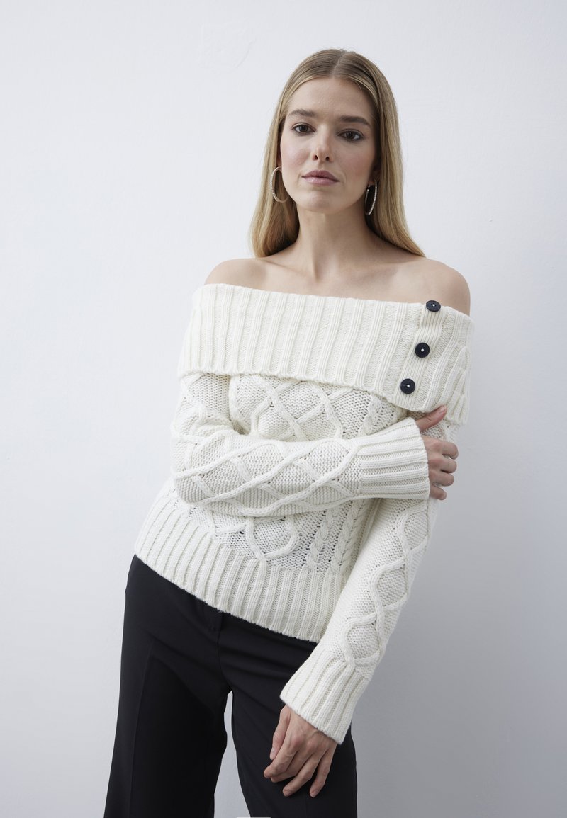 Anna Field Pullover - off-white/écru - ZALANDO.FR