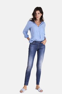 Blue Fire BLUE FIRE PANTS ALICIA SKINNY - Jeans Skinny Fit - blue denim ...