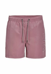 Jack & Jones DOUBLE LOGO - Swimming shorts - mesa rose/pink - Zalando.ie