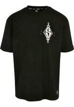 Starter PEAK S - Print T-shirt - black - Zalando.co.uk