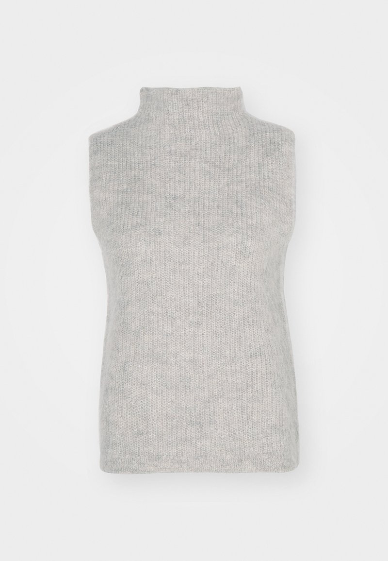 Selected SLFEMILI HIGH NECK - Top - dove/birch/beige - Zalando.co.uk