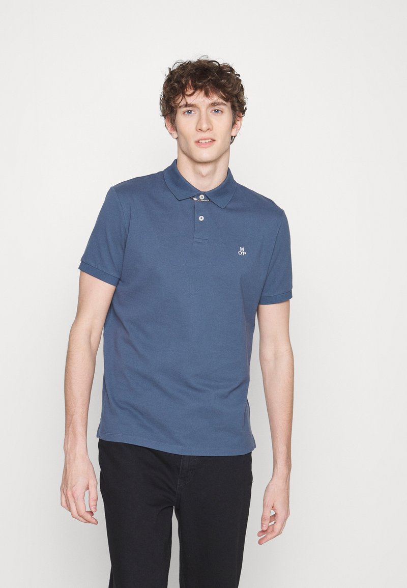 Marc O'Polo Polo shirt - moon stone/blue - Zalando.de