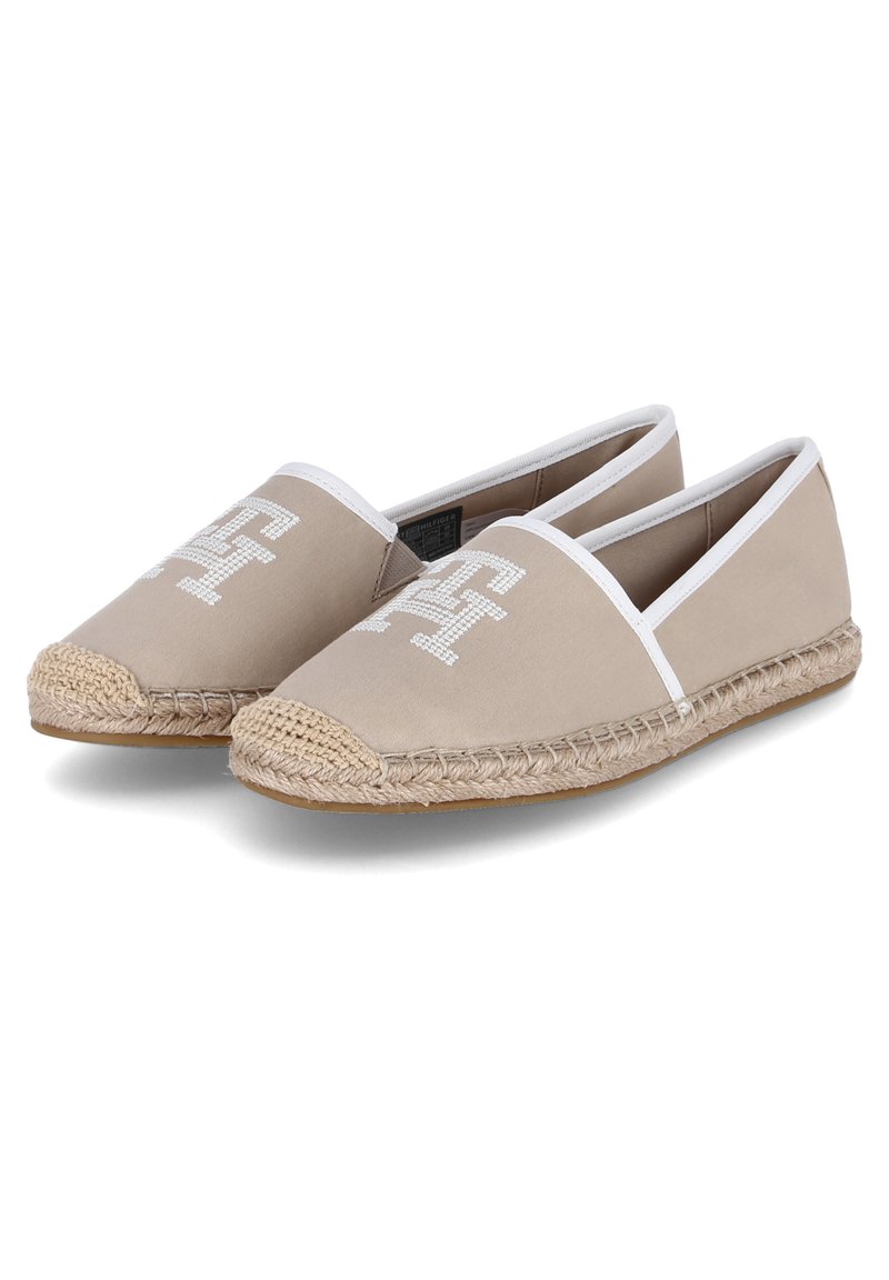 Tommy Hilfiger EMBROIDERED - Espadrilles - beige - Zalando