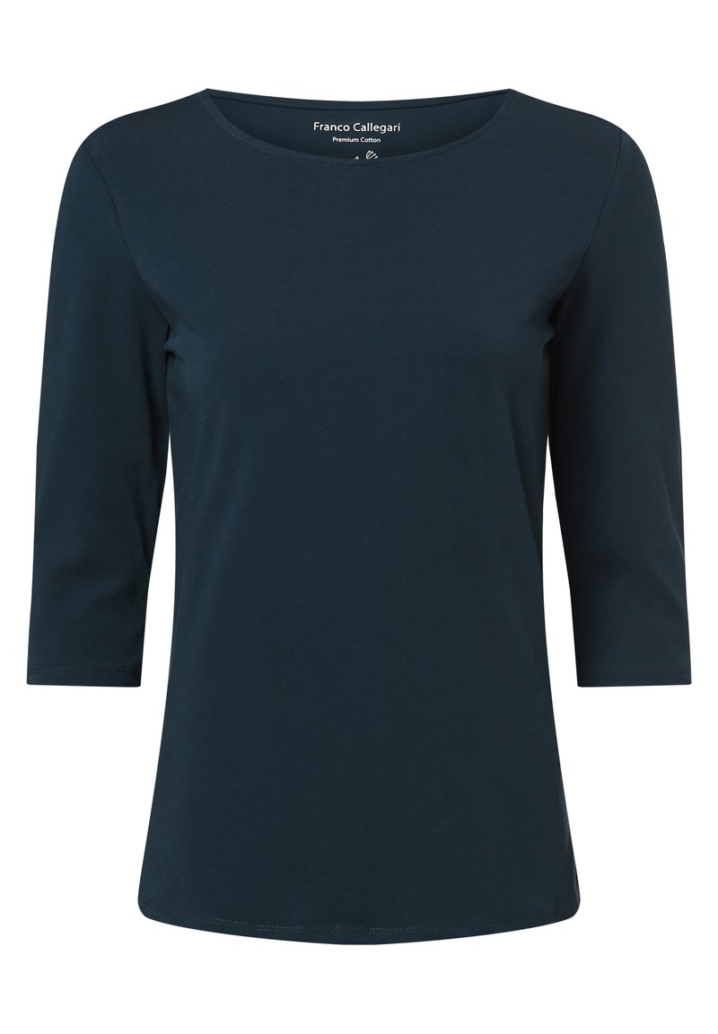 Franco Callegari Long sleeved top - petrol/dark blue - Zalando