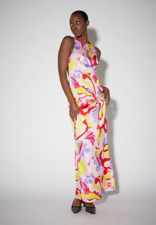 SOMETHINGNEW SERENA TIGHT DRESS BAR - Maxikleid - malibu blue/violeta ...