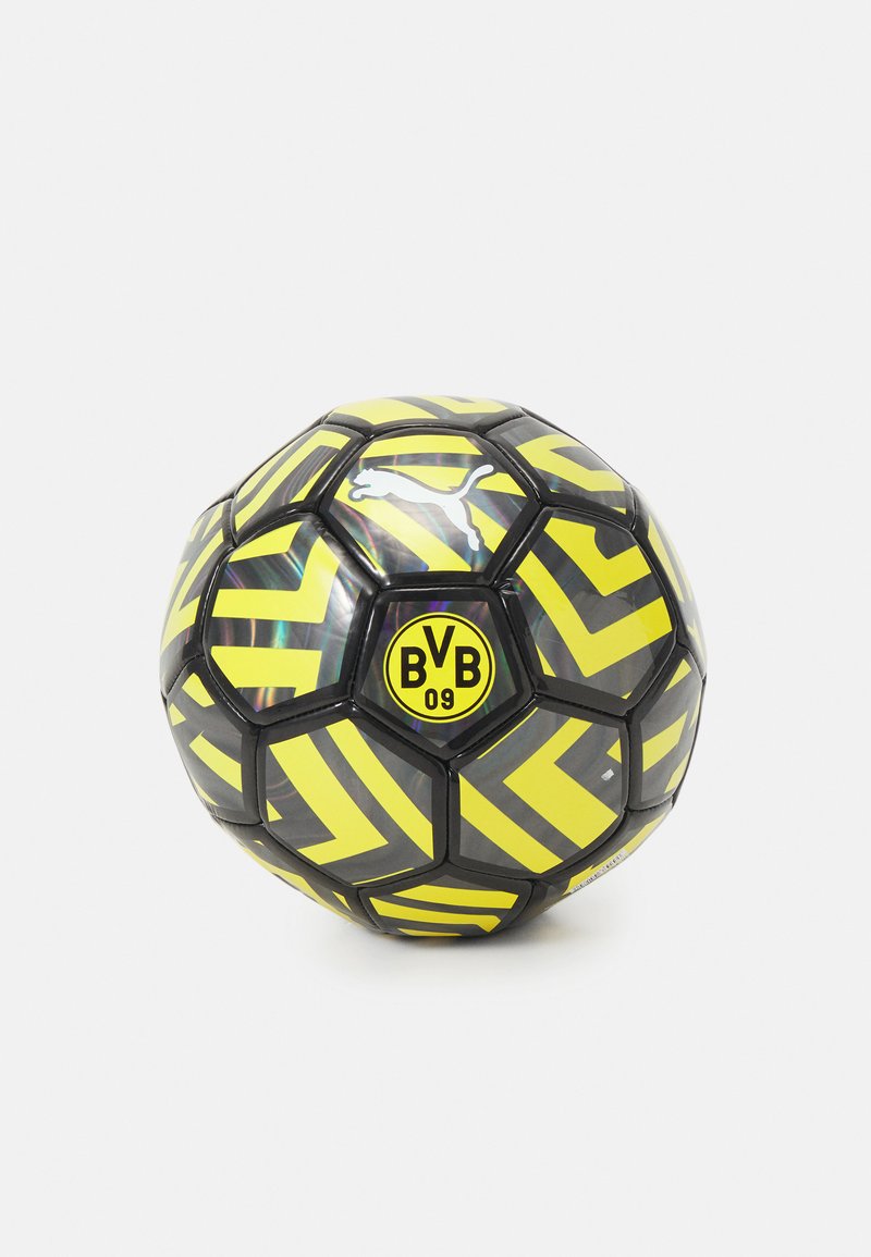 Puma BVB FAN BALL UNISEX - Fußball - black/cyber yellow/schwarz ...
