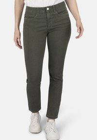 Stooker Women MILANO MAGIC SHAPE FIT - Slim fit jeans - green minimal ...
