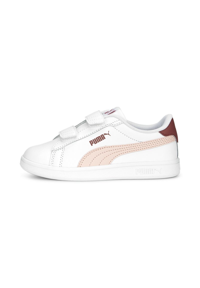 Puma SMASH - Sneaker low - white rose dust heartfelt/weiß - Zalando.de