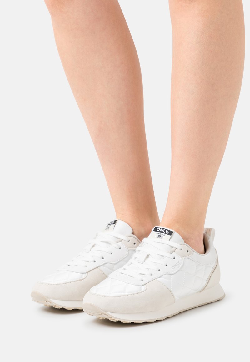 ONLY SHOES ONLSAHEL QUILT - Trainers - white - Zalando.ie
