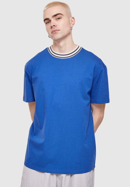 Urban Classics RINGER TEE - T-Shirt basic - white royal/weiß - Zalando.ch