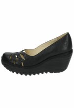 Fly London Wedges - black/black - Zalando.de