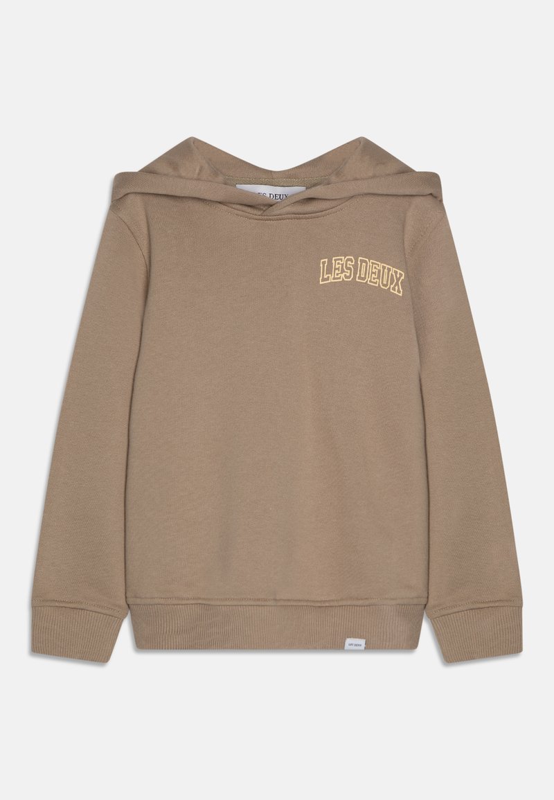 Les Deux BLAKE HOODIE KIDS UNISEX - Sweatshirt - desert taupe/lemon sorbet/taupe - Zalando.ch
