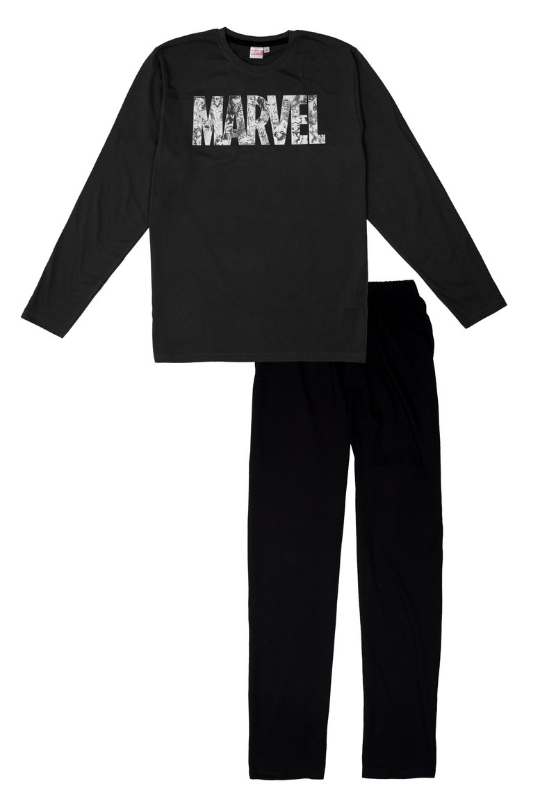Marvel MARVEL LANGARM - Pyjamas - schwarz/black - Zalando.de