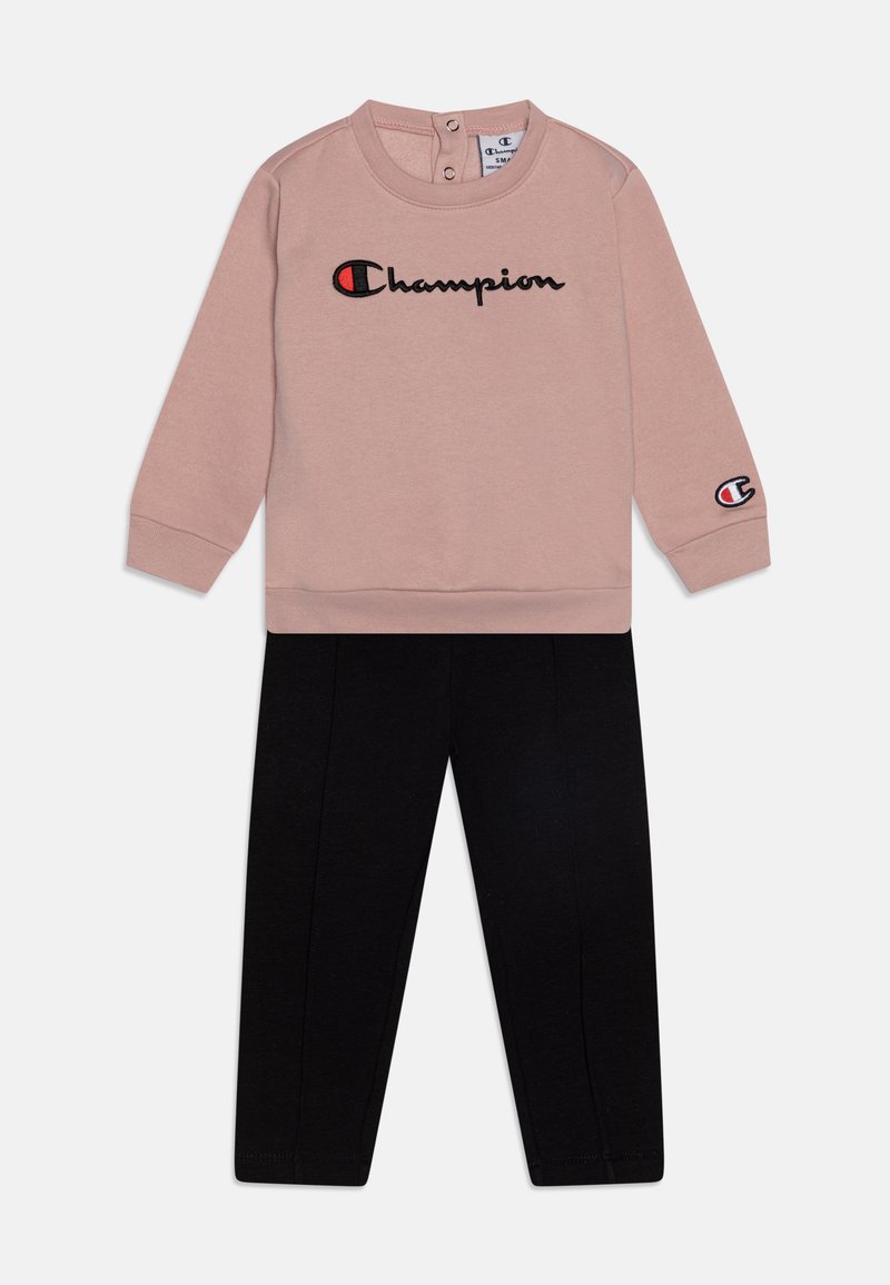 Champion CLASSIC LARGE LOGO TODDLER UNISEX SET - Sweater - pink/roze ...