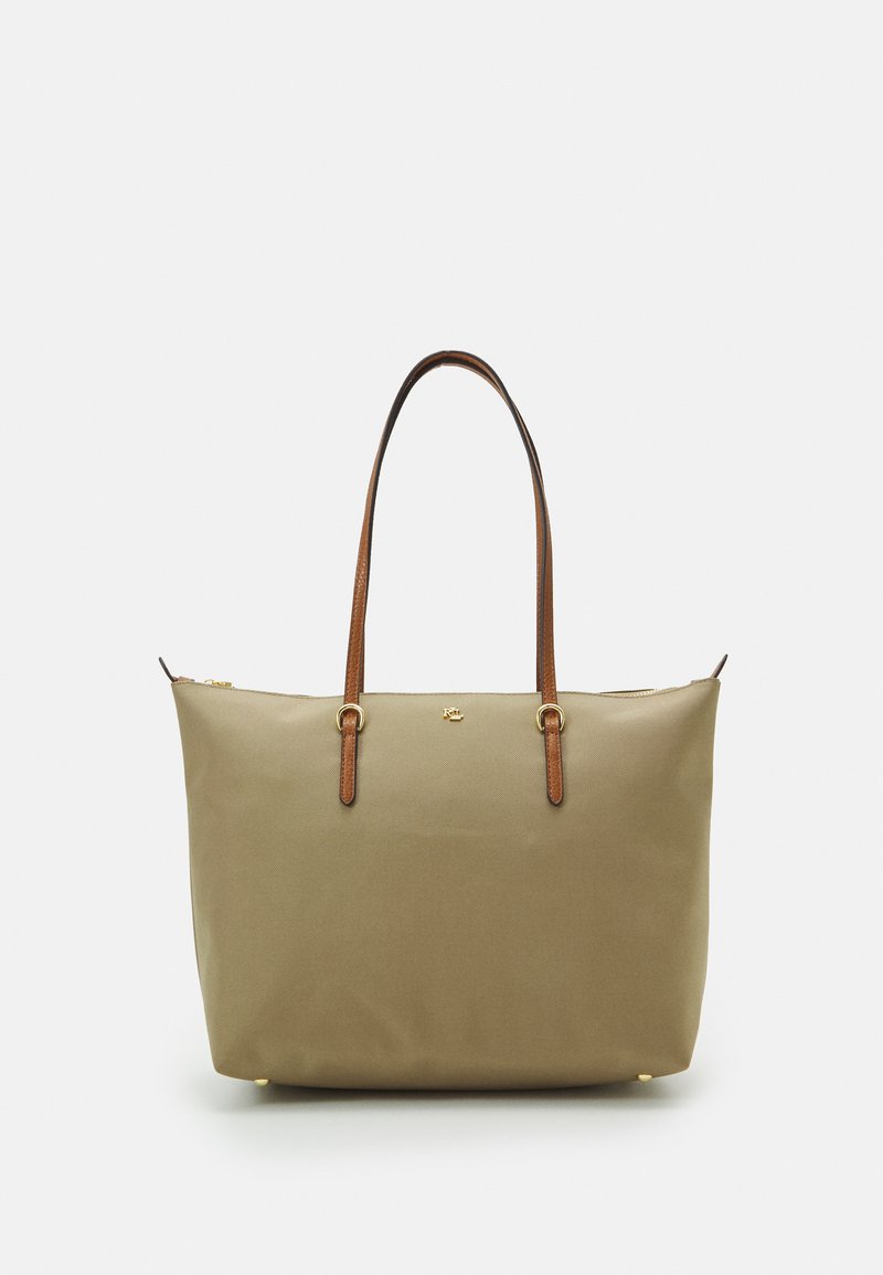 Lauren Ralph Lauren KEATON TOTE MEDIUM - Handbag - clay/grey - Zalando ...