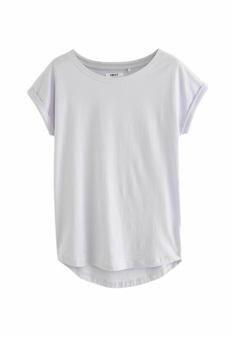 Next ROUND NECK CAP SLEEVE - REGULAR FIT - Basic póló - lilac purple ...