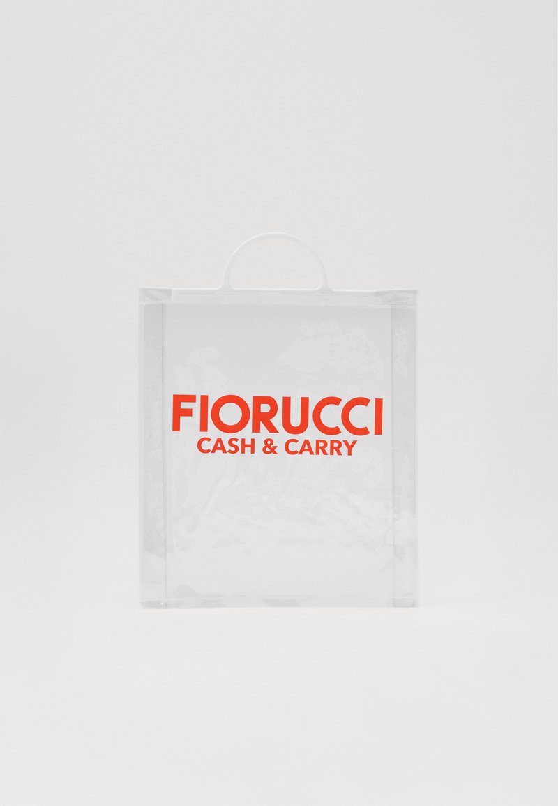 Fiorucci CASH AND CARRY BAG UNISEX - Borsa a mano - red/trasparente ...