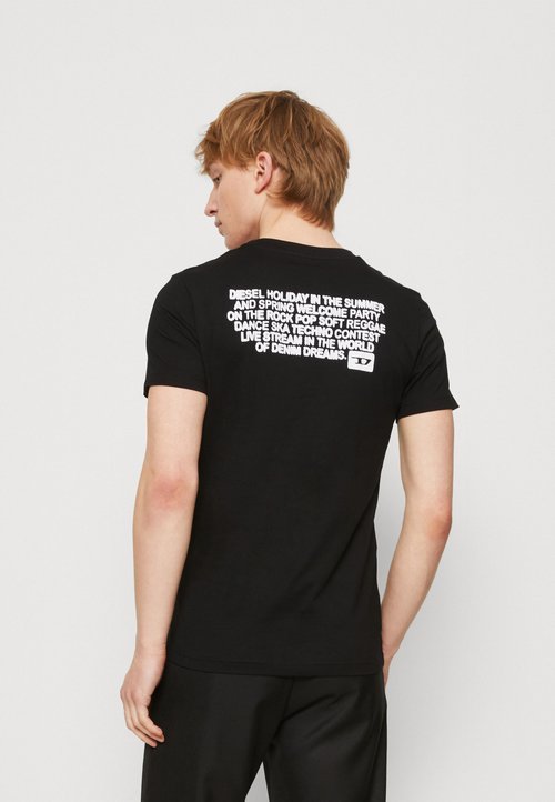 Diesel T-DIEGO-CUTY - T-Shirt print - black/schwarz - Zalando.ch
