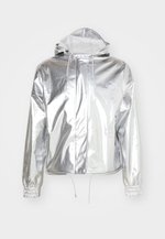 Rains STRING JACKET - Waterproof jacket - mirror/silver-coloured ...