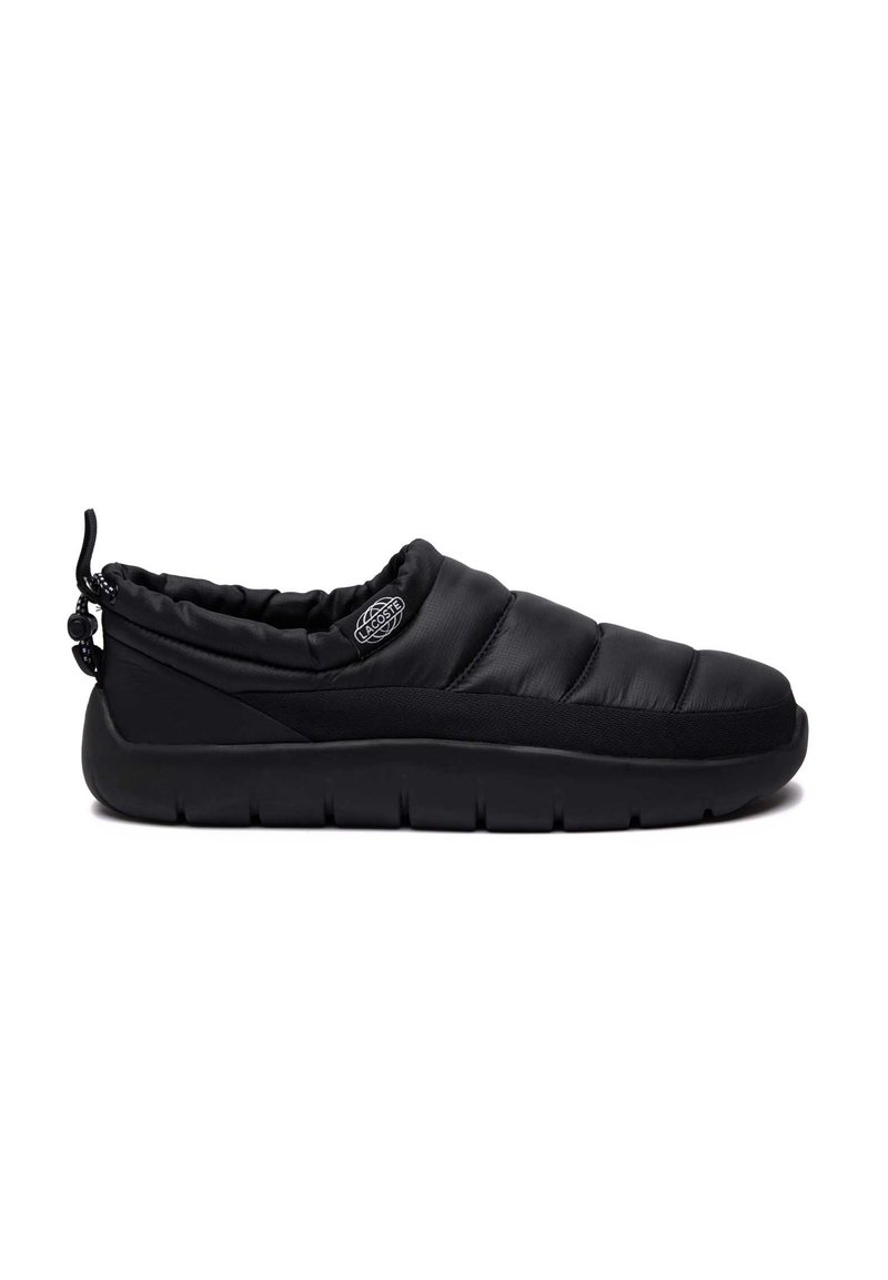 Lacoste SERVE - Slipper - blk blk/schwarz - Zalando.de