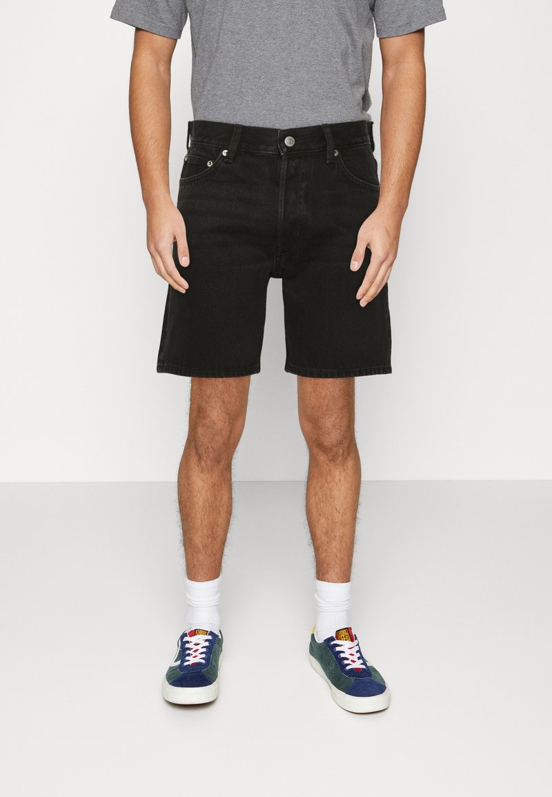Weekday VACANT - Jeans Shorts - washed black/schwarz meliert - Zalando.at