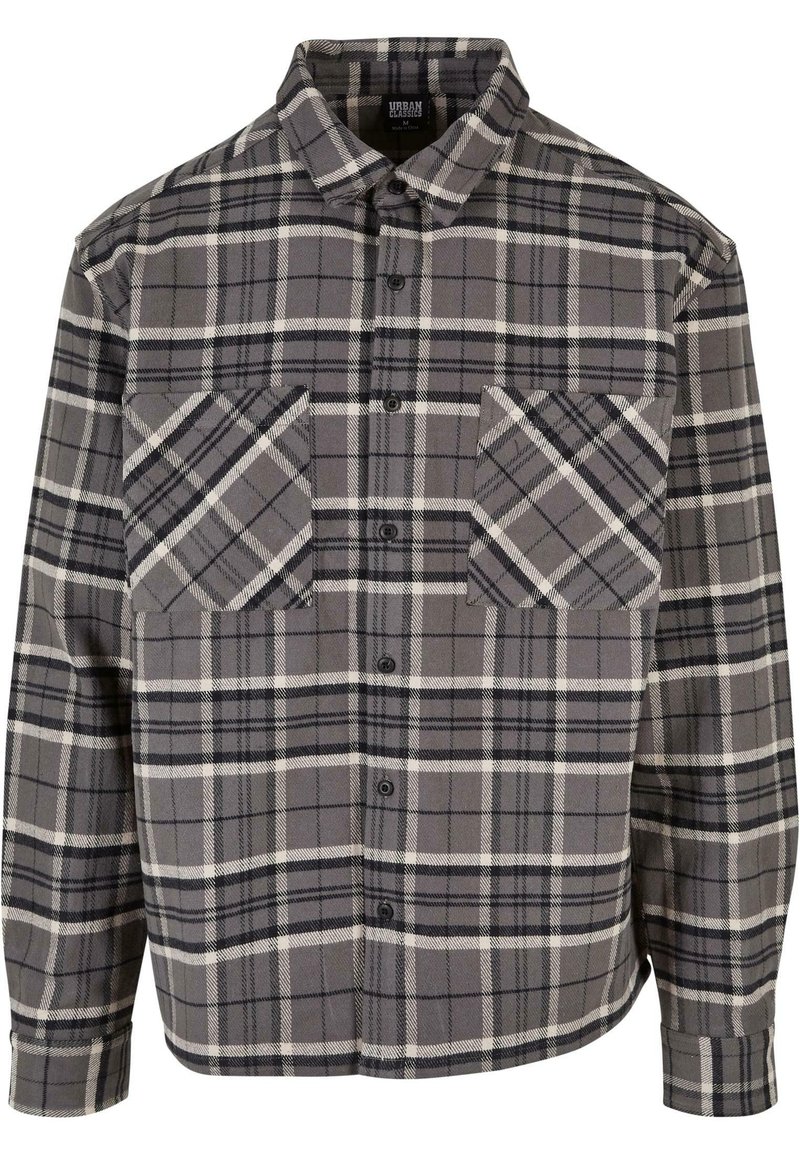Urban Classics Hemd - grey black/grau - Zalando.de
