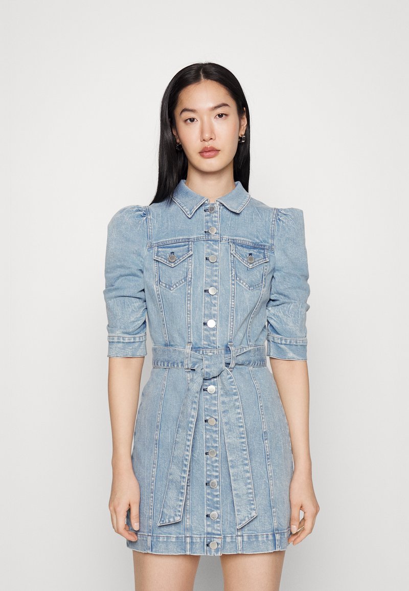 Alice + Olivia MAGALI MINI - Denimkjoler - rocky blues light/bluedenim ...