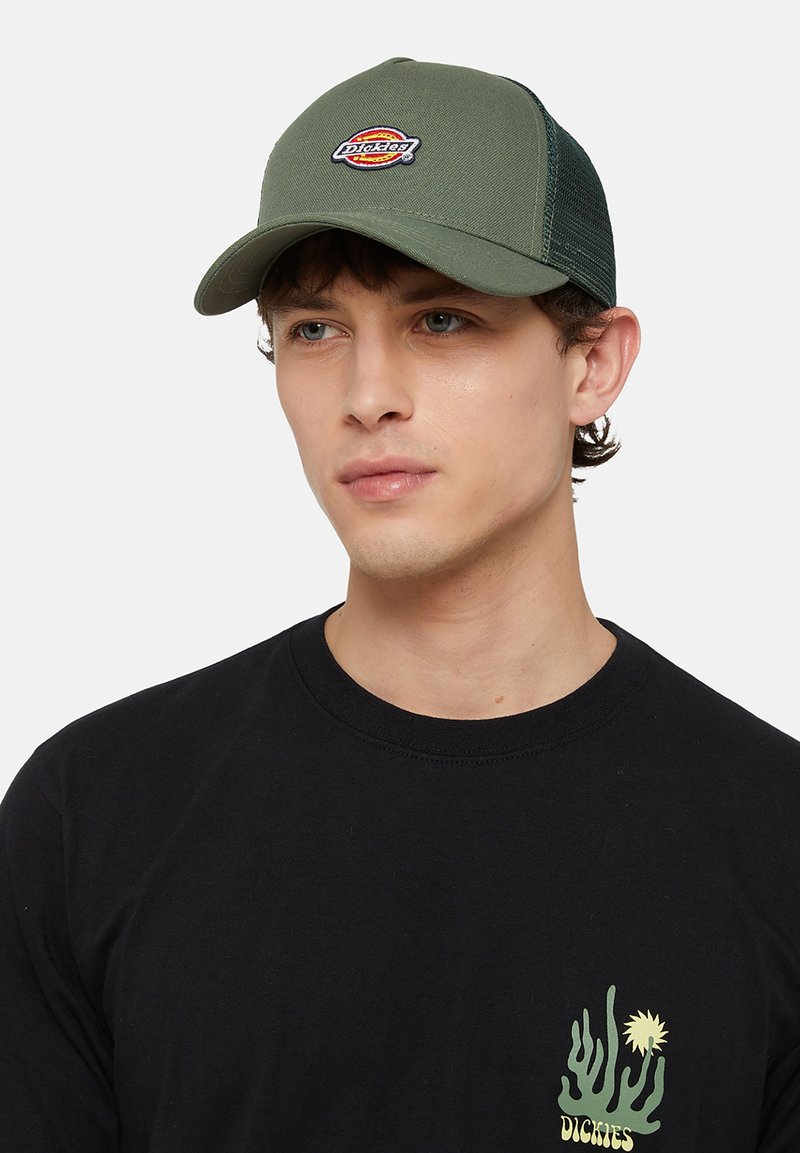 Dickies HANSTON TRUCKER UNISEX - Cap - dark forest/green - Zalando