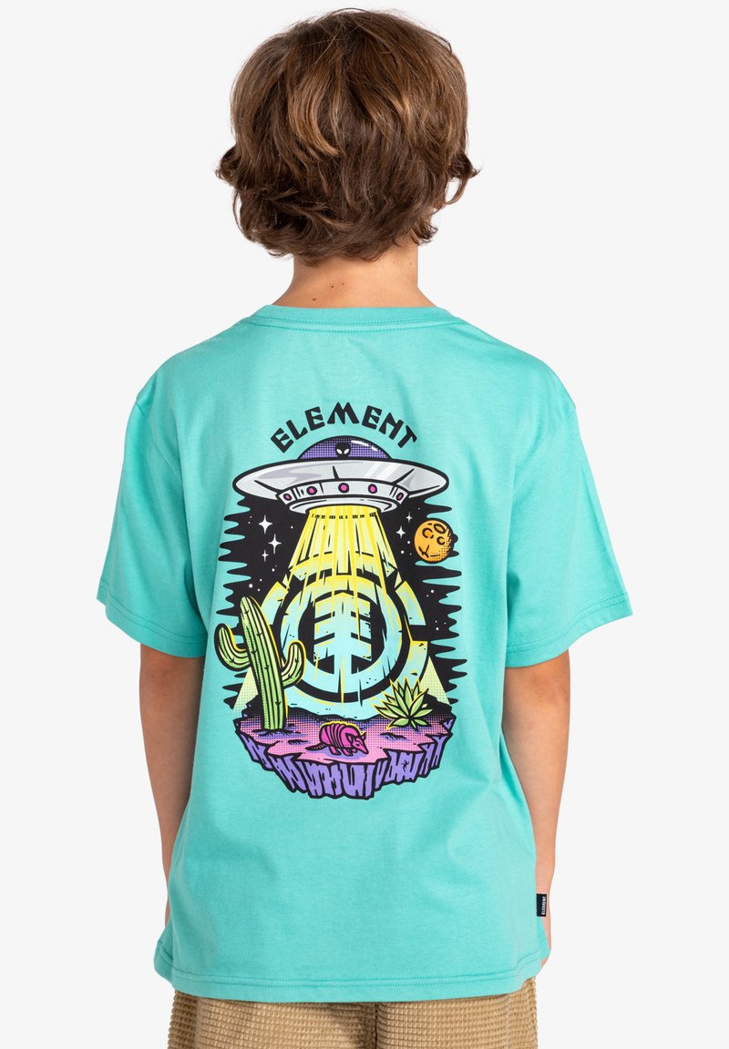 Element BEAM UP TEES GKK0 - T-shirts print - lagoon/mint - Zalando.dk