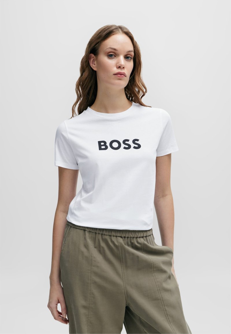 BOSS C ELOGO 5 - T-shirt con stampa - white/bianco - Zalando.it