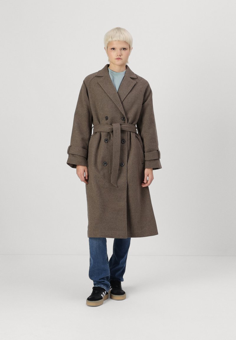 Object OBJKEILY COAT - Classic coat - morel/brown - Zalando.co.uk