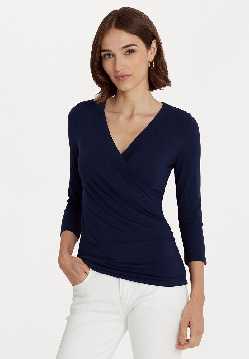Lauren Ralph Lauren ALAYJA 3/4 SLEEVE - Top s dlouhým rukávem - refined ...