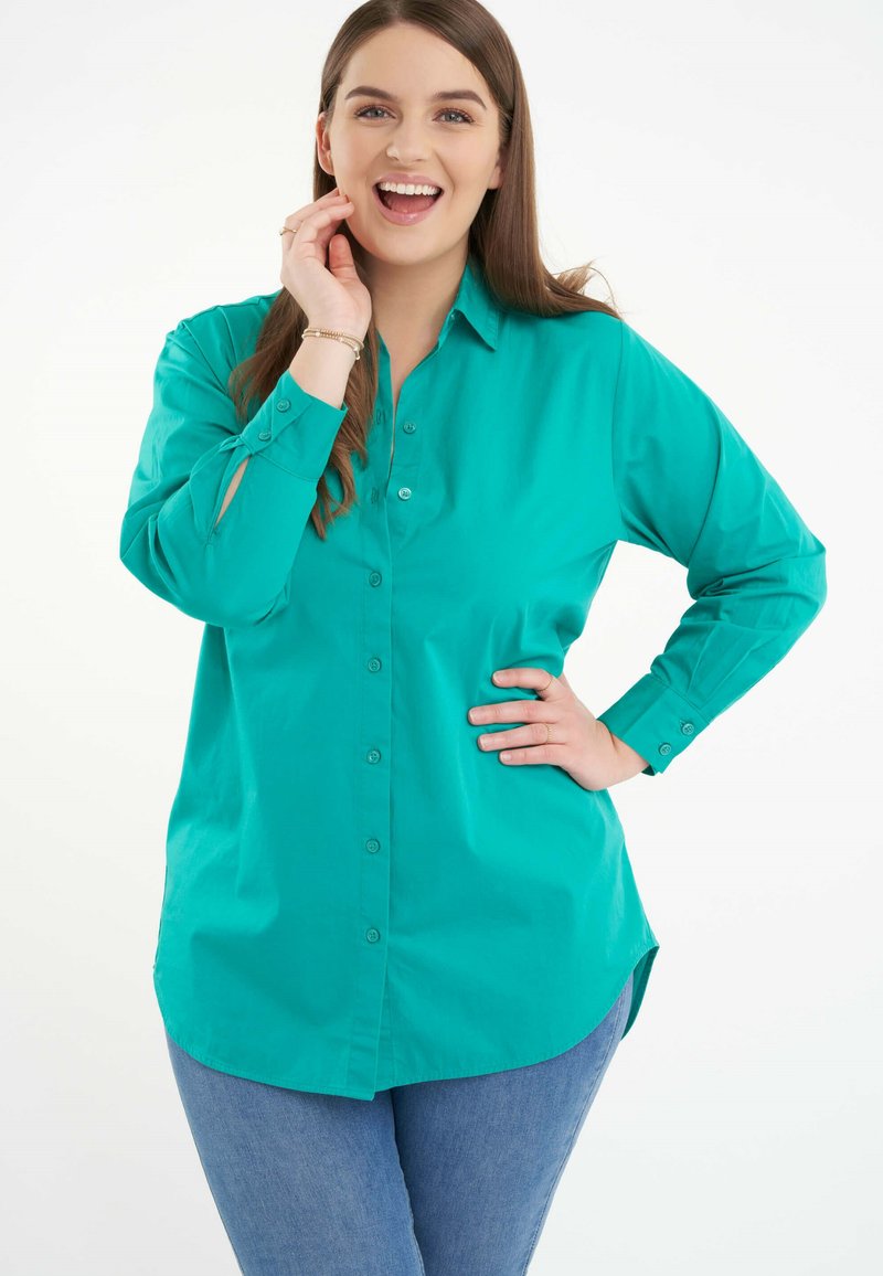 MS Mode Button-down blouse - bright green/green - Zalando.de