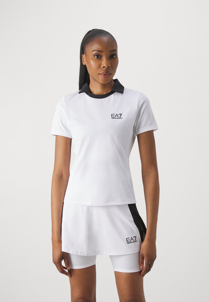 EA7 Emporio Armani FREESTYLE - Poloshirt - white/wit - Zalando.be