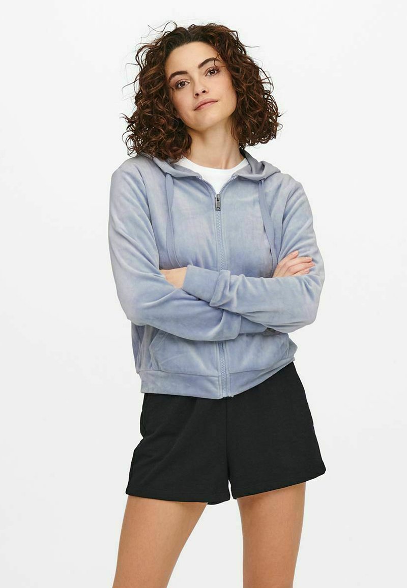 ONLY ONLREBEL - Zip-up sweatshirt - eventide/blue - Zalando.de