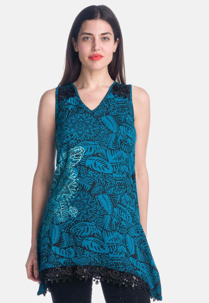Koroshi TOP STRAPS - Tunika - blue/blau - Zalando.de