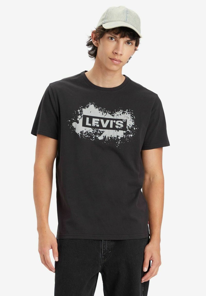 Levi's® T-shirt basic/czarny melanż - Zalando.pl