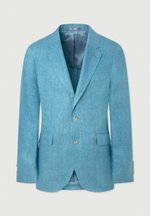 Hackett London DELAVE HOPSACK - Blazer - turquoise blue/turquoise ...