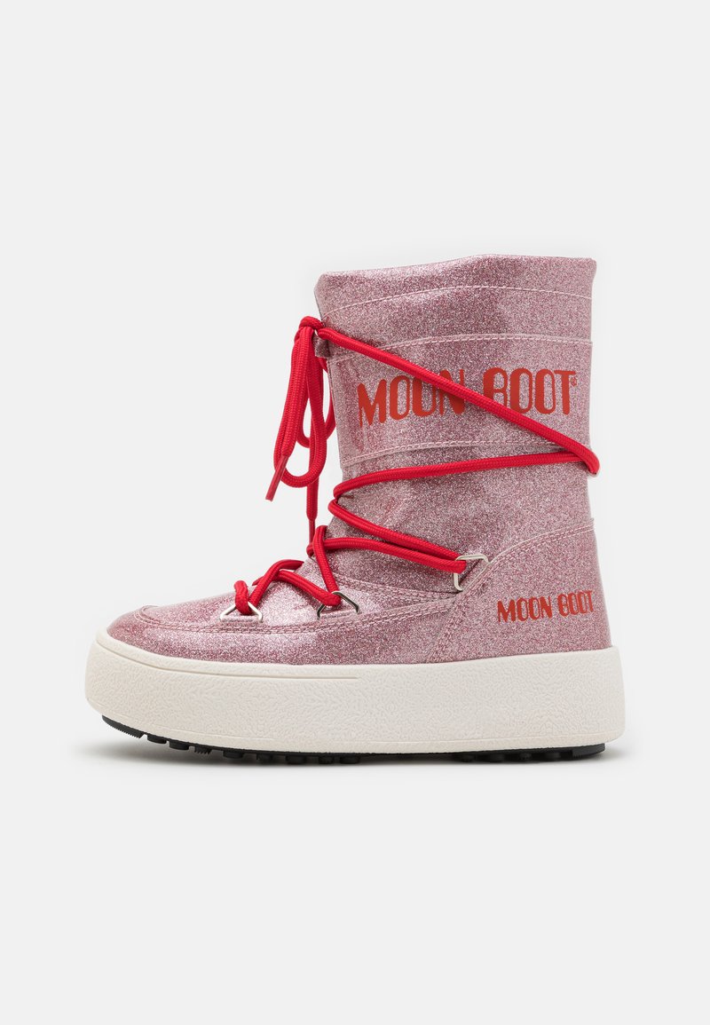 Moon Boot GLITTER UNISEX - Lace-up boots - pink - Zalando