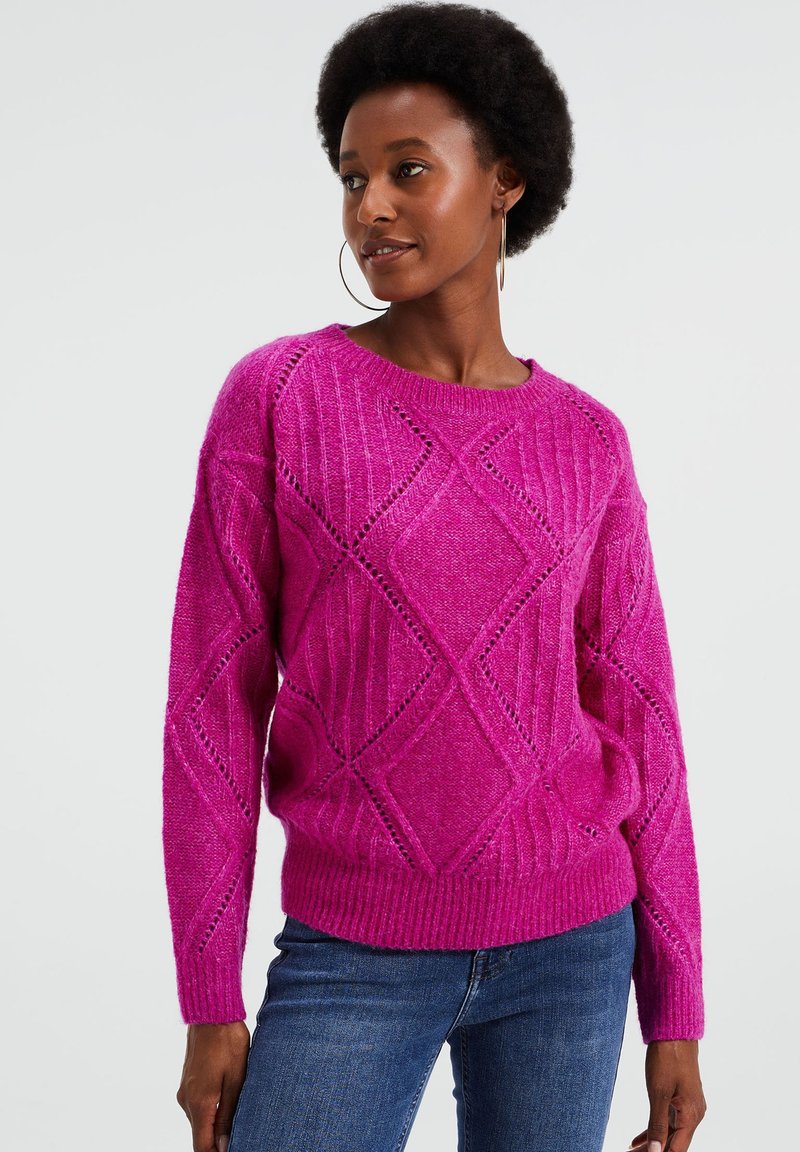 WE Fashion Strickpullover - pink - Zalando.de