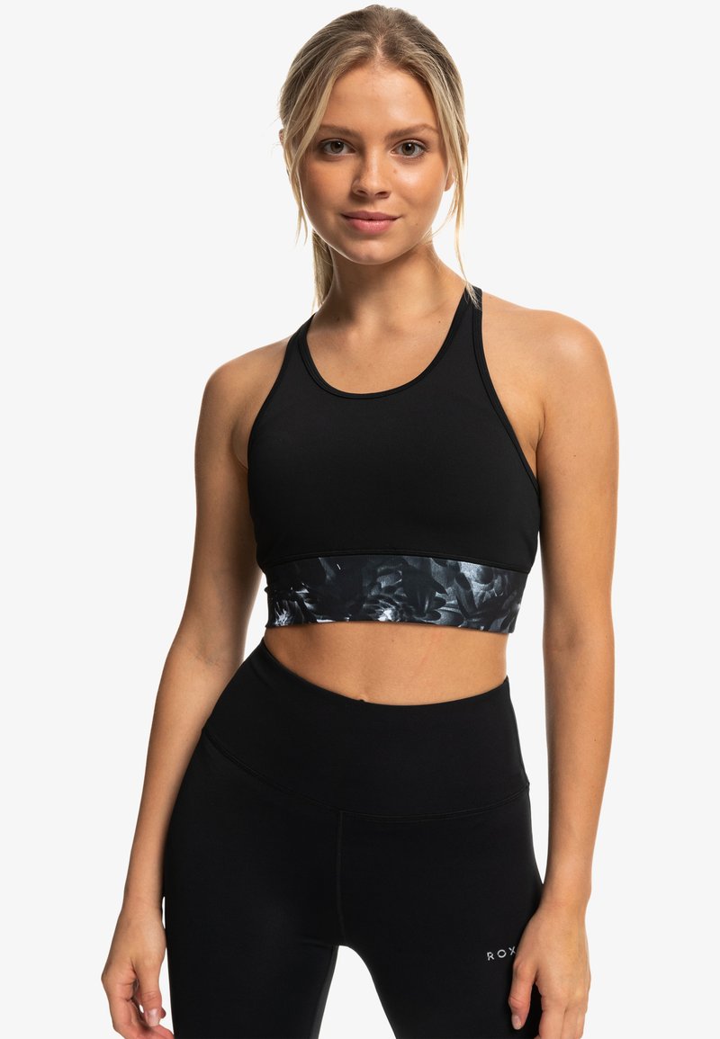 Roxy ILLUSION OF BLISS - Light support sports bra - kvj/anthracite ...