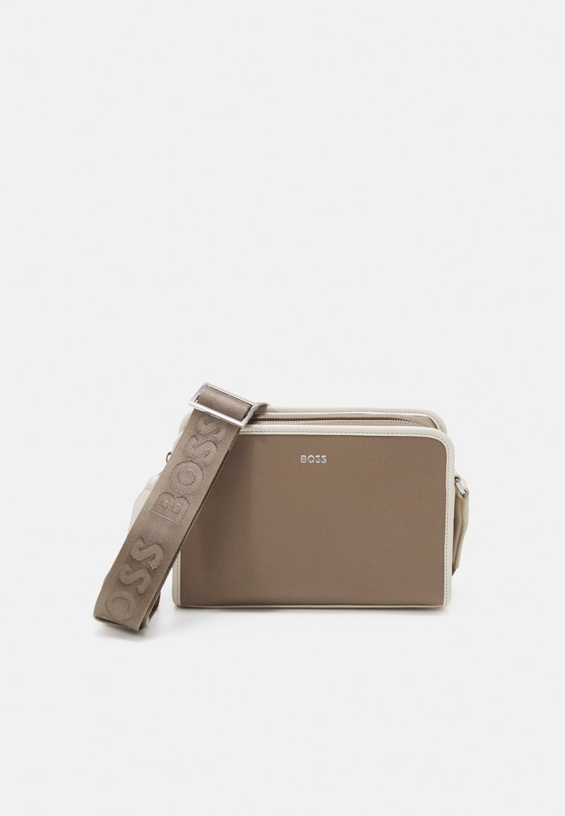 BOSS SANDY CROSSBODY - Cross body bag - medium beige/beige - Zalando.ie