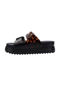 Melissa Chanclas de baño - black tortoiseshell/negro - Zalando.es