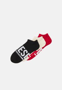 Diesel SKM-GOST-THREEPACK 3 PACK - Socks - red/black/off white/black - Zalando.co.uk